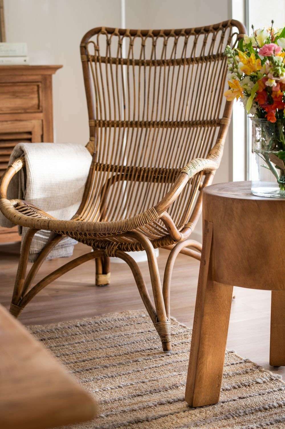 BUTACA DE BAMBOO MONET - SIKA DESIGN - MIEL