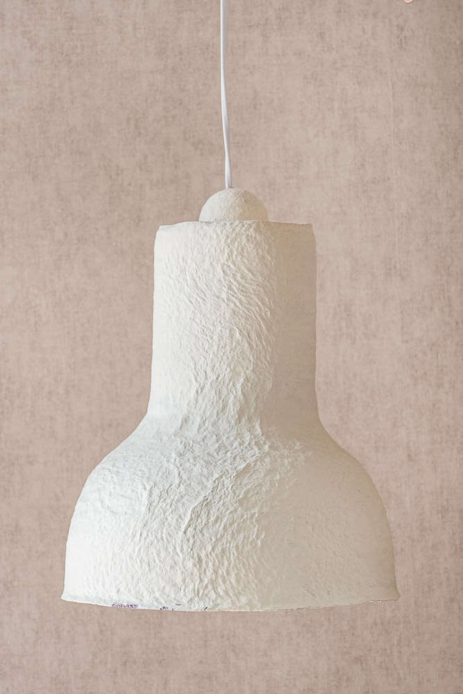 LAMPARA DE TECHO OLIVIA - PAPEL MACHE